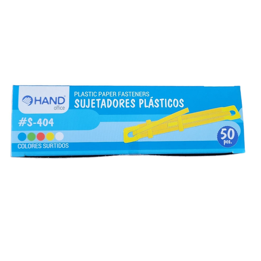 Fastener aco clips plástico 50 unid. Colores Hand – Marangunic