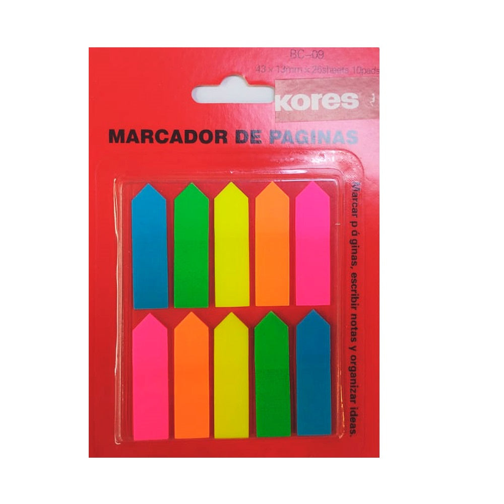 Banderitas Neón X 5 Colores Kores – Marangunic
